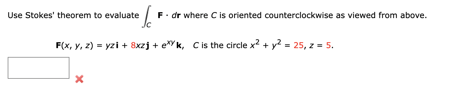 Solved Use Stokes' theorem to evaluate ∫CF⋅dr where C is | Chegg.com