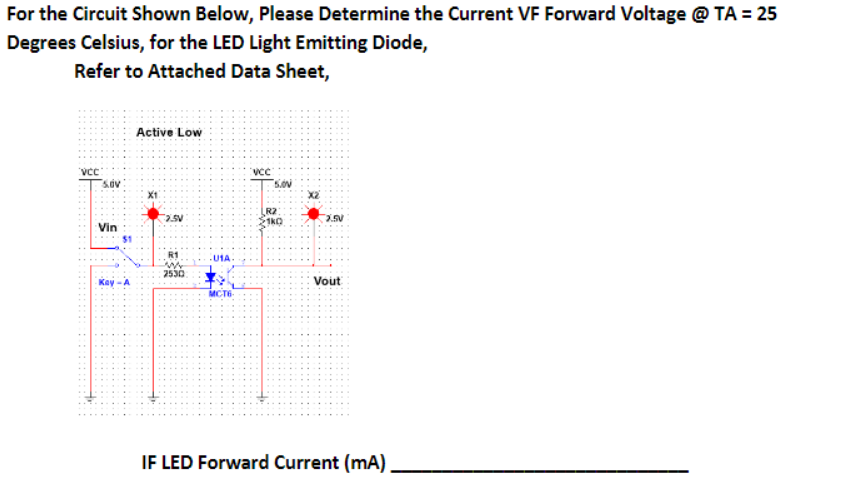 Solved For the Circuit Shown Below, Please Determine the | Chegg.com