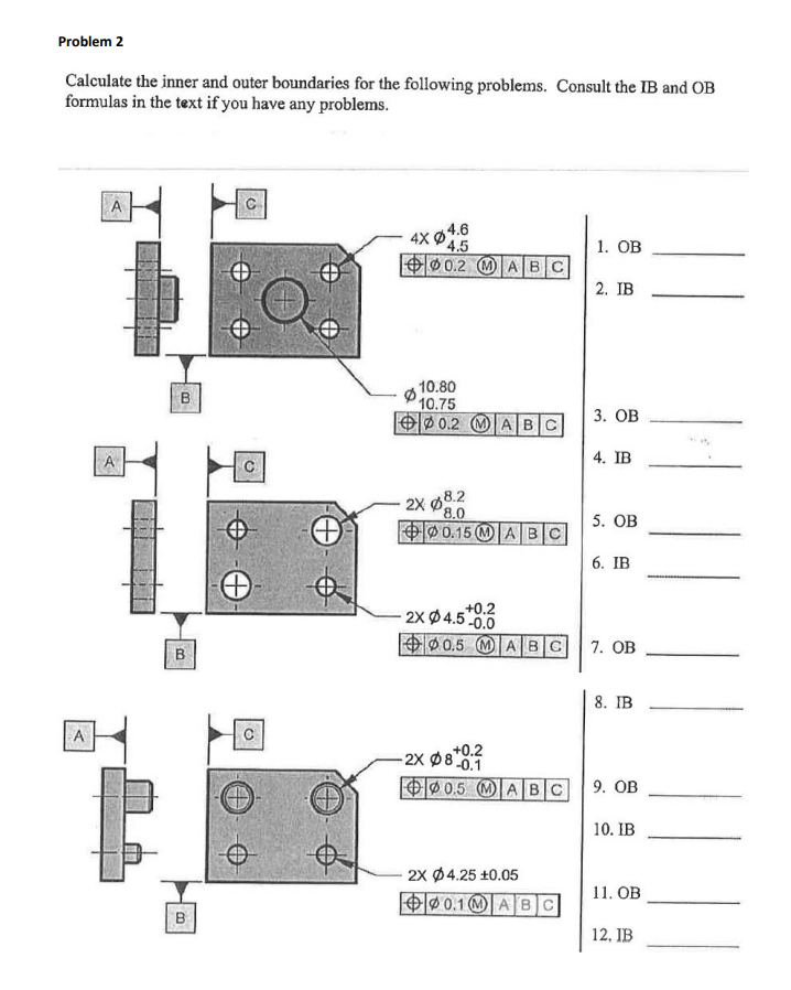 Solved Problem 1 Calculate the inner and outer boundaries | Chegg.com