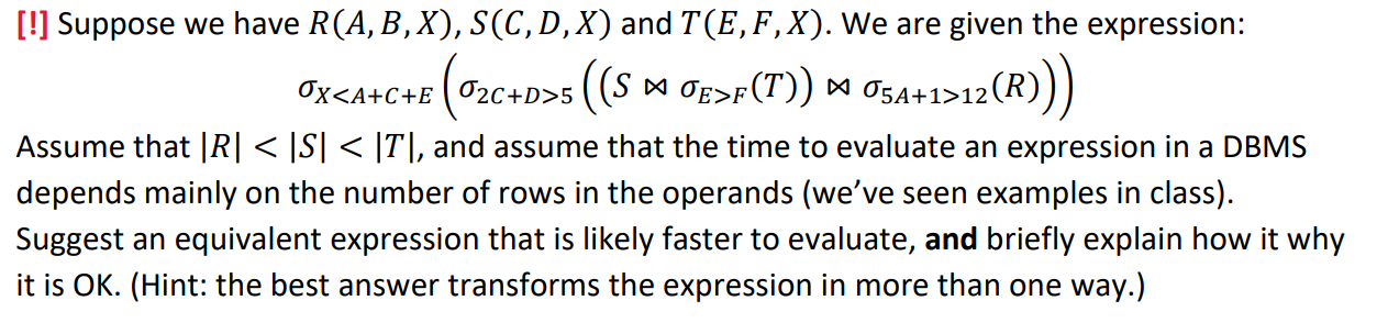 Solved Relational Algebra Question from a Databse Systems | Chegg.com
