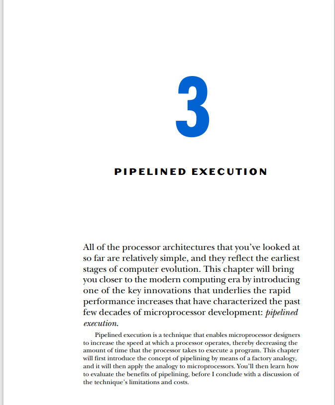 Solved PIPELINED EXECUTION All of the processor | Chegg.com