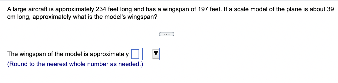 Solved A large aircraft is approximately 234 feet long and | Chegg.com