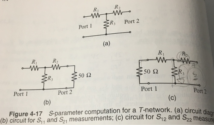 Solved Example 4-7: Determination of a T-network elements | Chegg.com