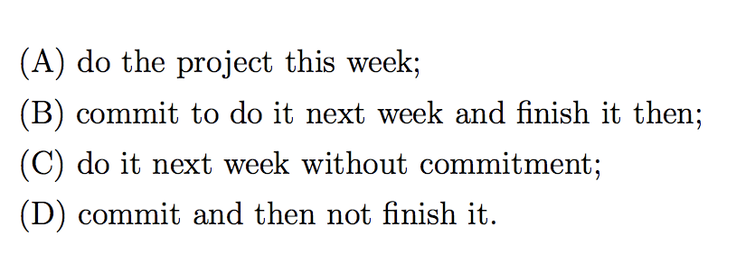 Ann can finish a project either this week or next | Chegg.com