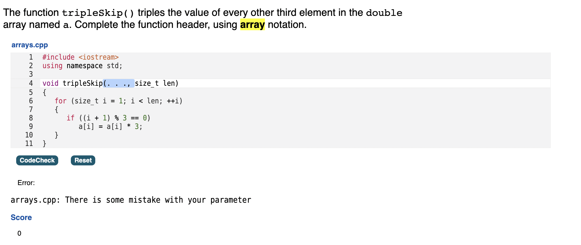 Solved C++. What goes in the blue highlighted box? Cannot | Chegg.com Solved C++. What goes in the blue highlighted box? Cannot | Chegg.com