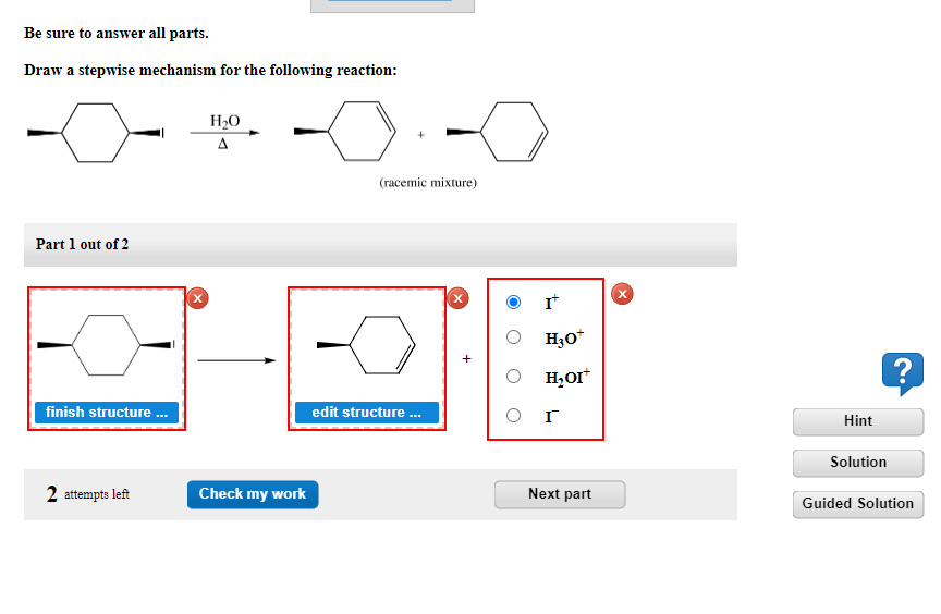 Solved Be sure to answer all parts. Draw a stepwise | Chegg.com