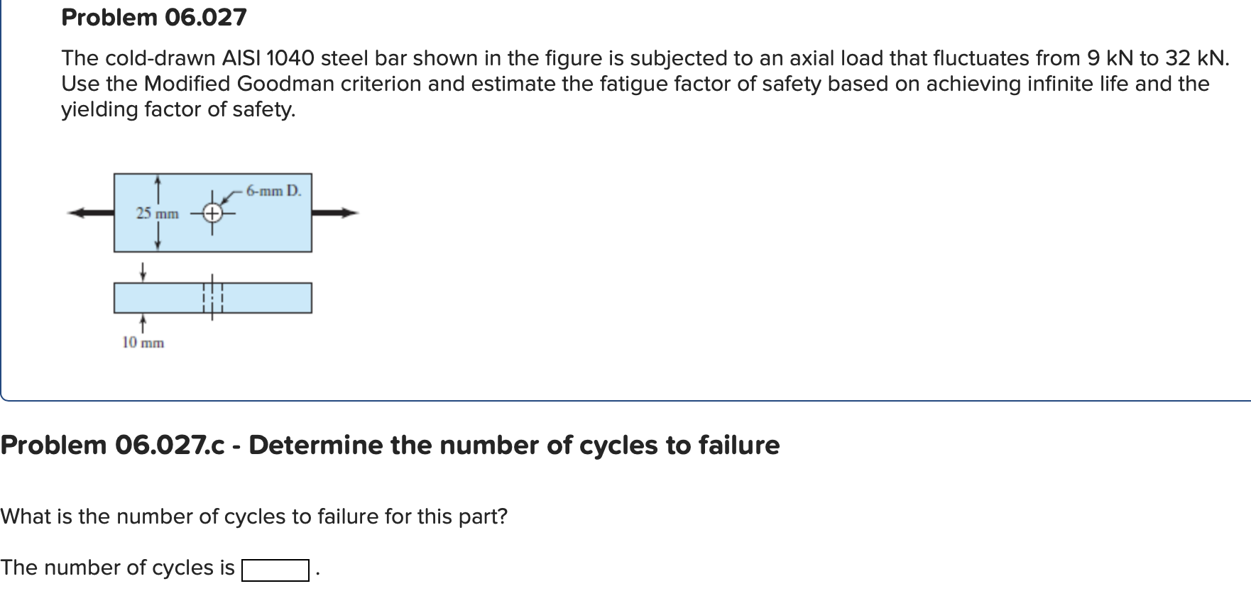 Solved The factor of safety against yielding is 2.9. The | Chegg.com