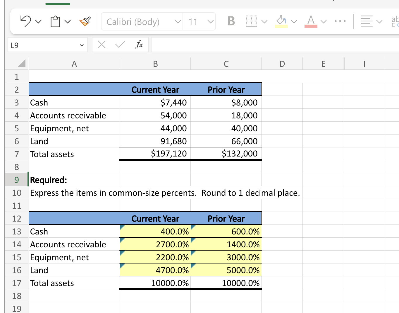Solved Can you please, please provide me the correct formula | Chegg.com