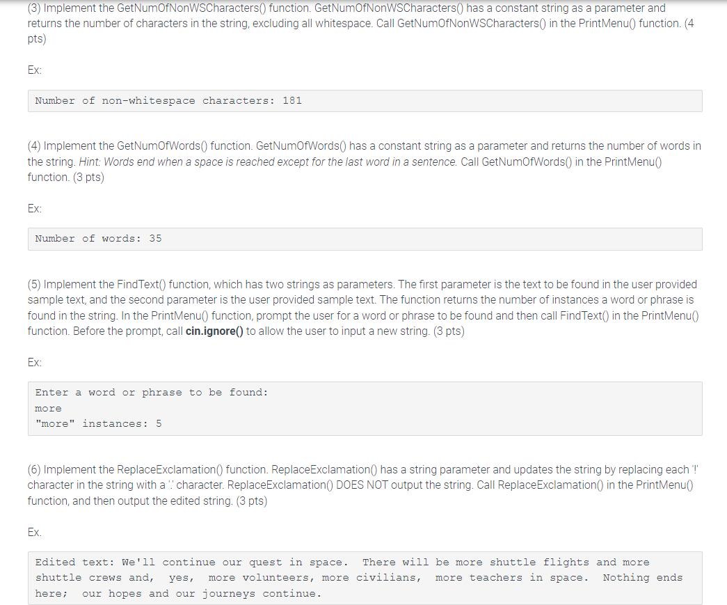 Solved 6.33 Clone of LAB∗: Program: Authoring assistant (1) | Chegg.com