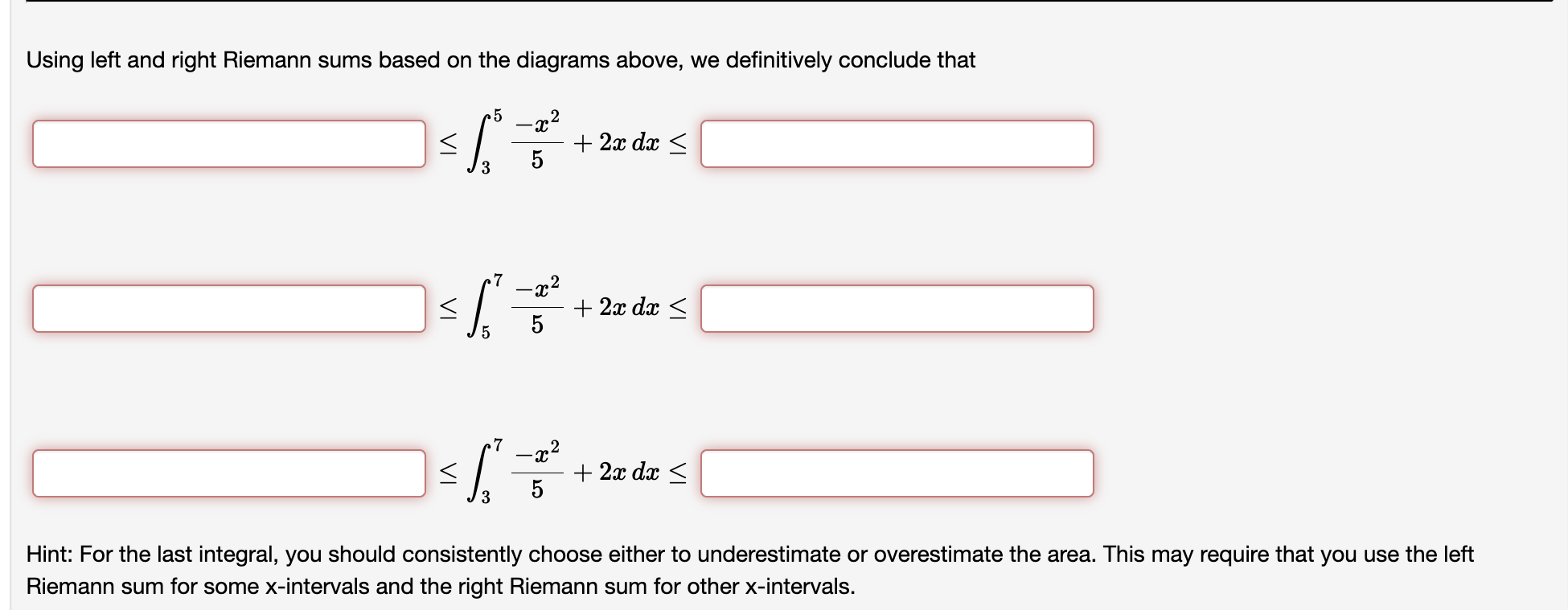 Solved The rectangles in the graph below illustrate a right | Chegg.com