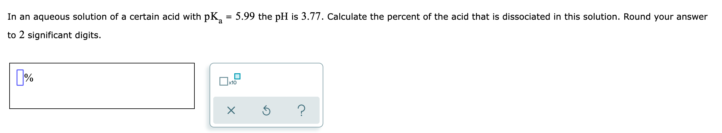 Solved The acid dissociation K, of propionic acid (C2H,CO2H) | Chegg.com