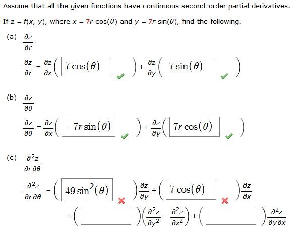 Solved Assume that all the given functions have continuous | Chegg.com