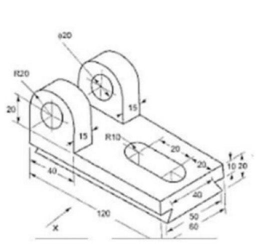 Solved Using the miter line provide the Front View, Top Side | Chegg.com