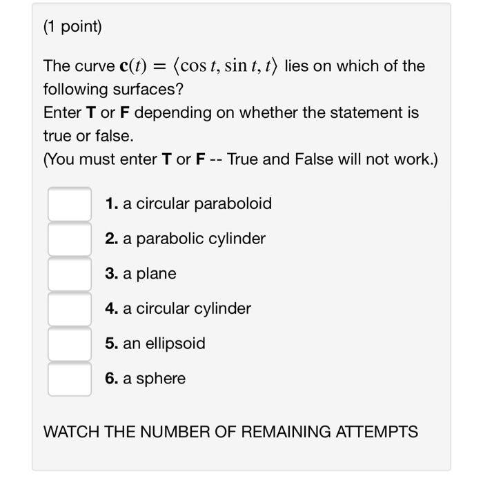 Solved (1 point) Find a parametrization of the ellipse | Chegg.com