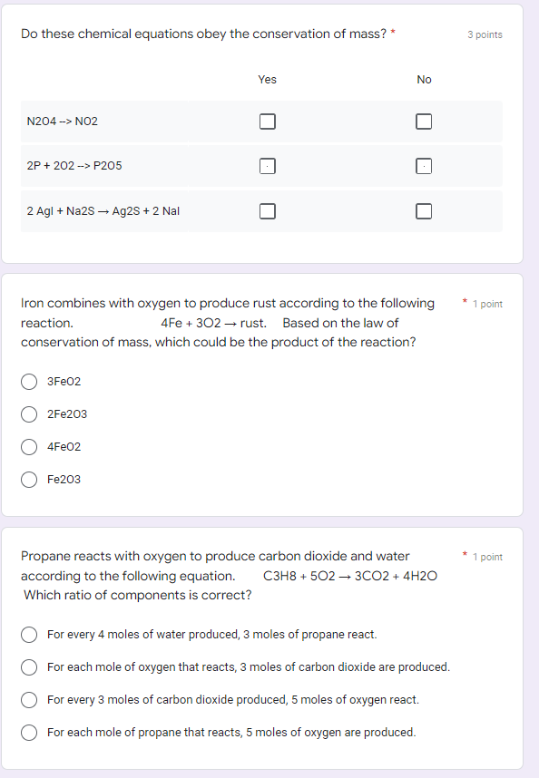 Solved Do these chemical equations obey the conservation of | Chegg.com