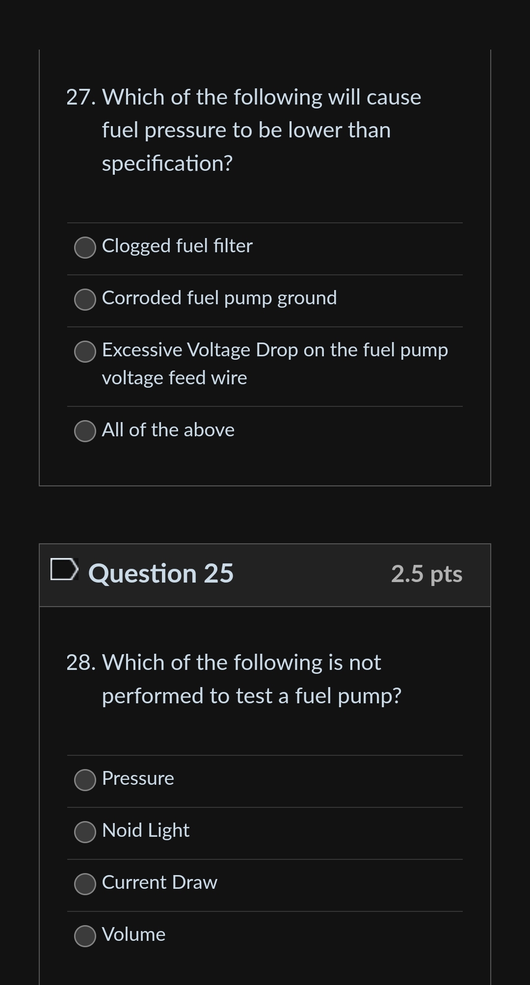 Solved 9. Tech A says Throttle Body Injection (TBI) has a | Chegg.com