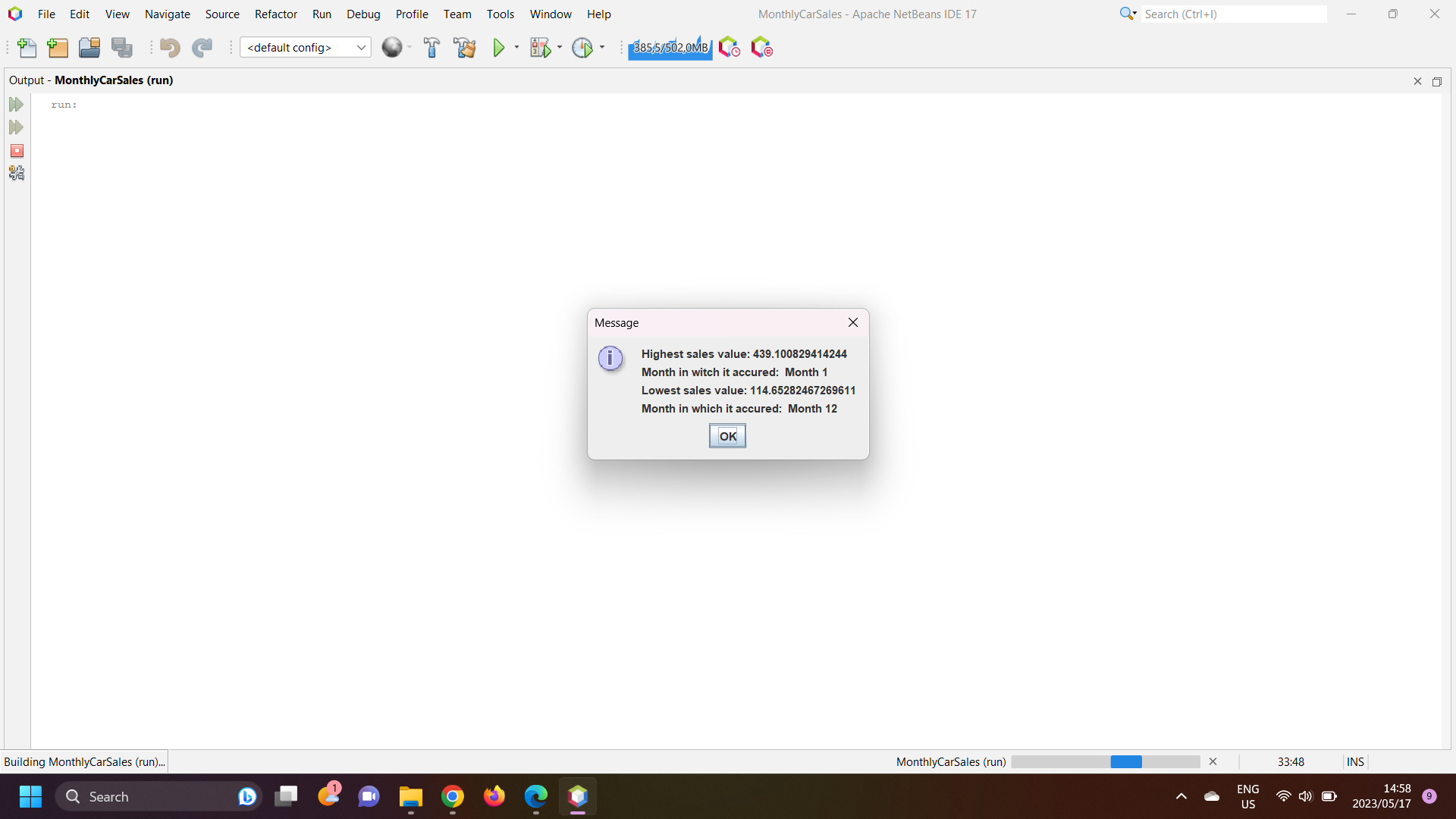 Solved Question: What must I change in my code to only show | Chegg.com