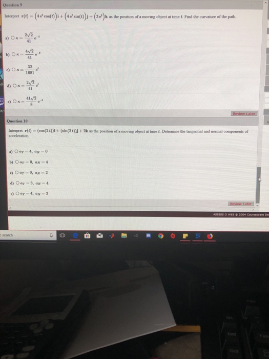 Solved Interpet r)-(c+(4sin()(3e)k as the position of a | Chegg.com