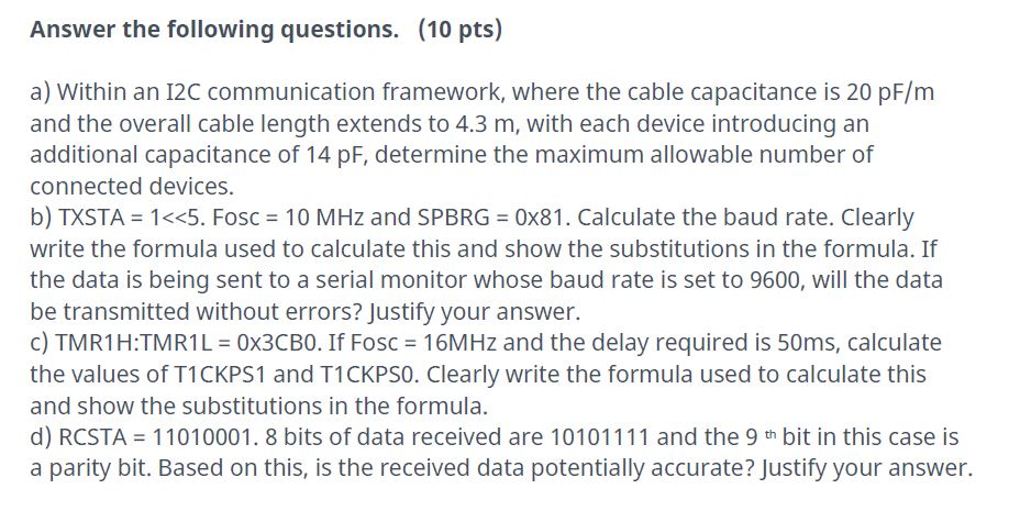Solved Answer the following questions. (10 pts) a) Within an | Chegg.com