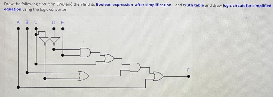 Solved Draw the following circuit on EWB and then find its | Chegg.com
