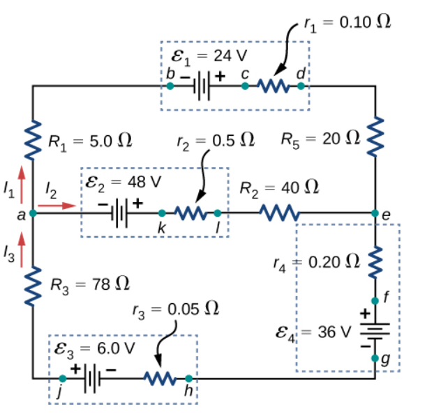 Solved What is the current and voltage for each resistor? | Chegg.com