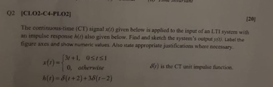Solved UDLIDAUL 30L Q2 [CLO2-C4-PLO2] (20 The | Chegg.com