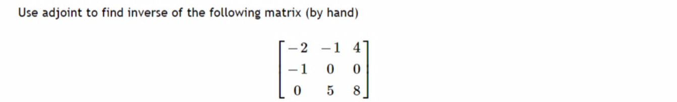 Solved Find the determinant of the matrix Using elementary | Chegg.com