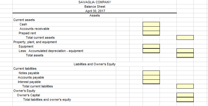 Solved Ex 4-3 Prepare financial statements from worksheet | Chegg.com