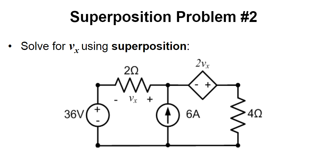 Solved Superposition Problem #2 Solve for y, using | Chegg.com