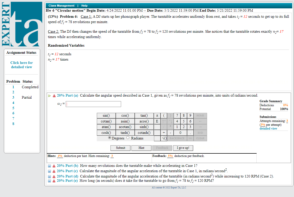 Solved EXPERT ta Assignment Status Click here for detailed | Chegg.com