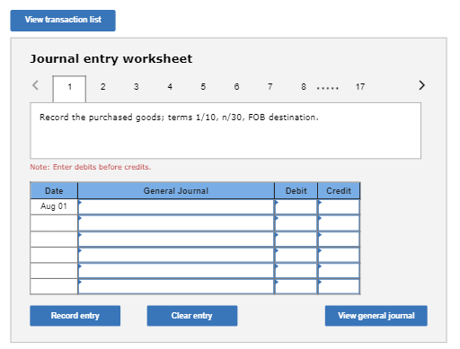 Solved Problem 5-3A Journal entries for merchandising | Chegg.com