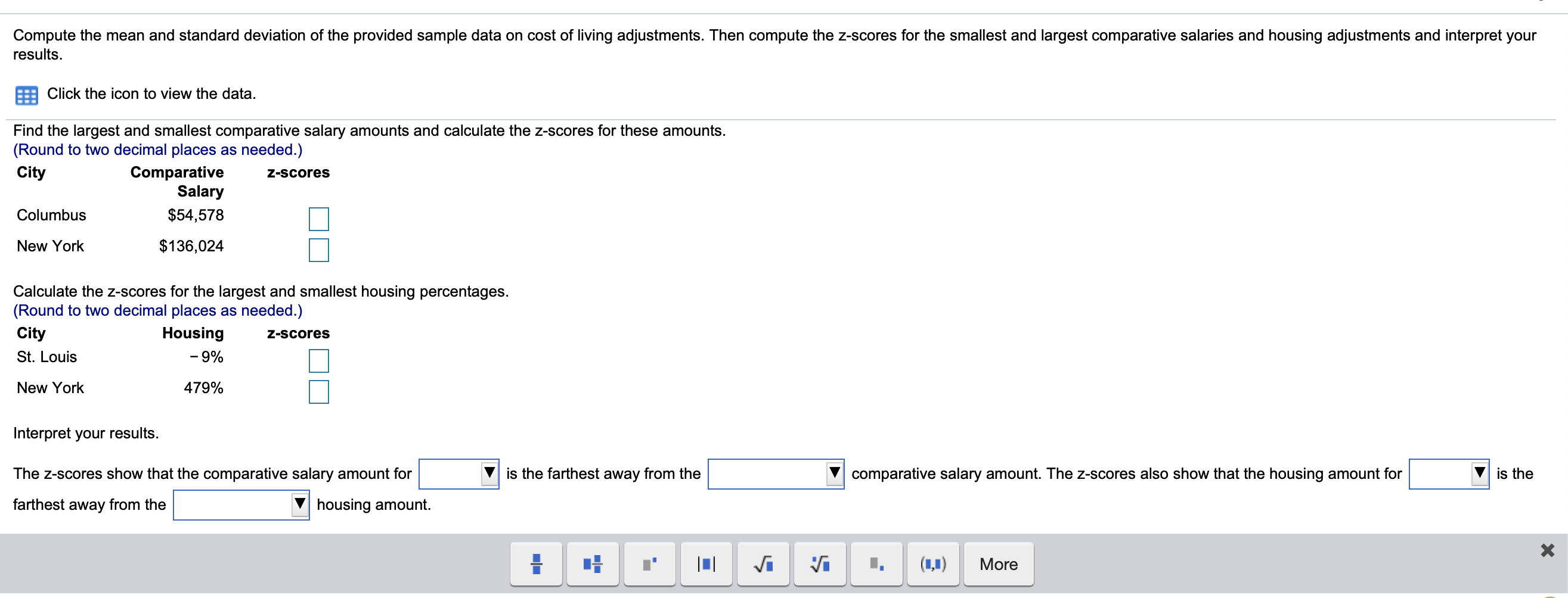 Solved Compute The Mean And Standard Deviation Of The Chegg