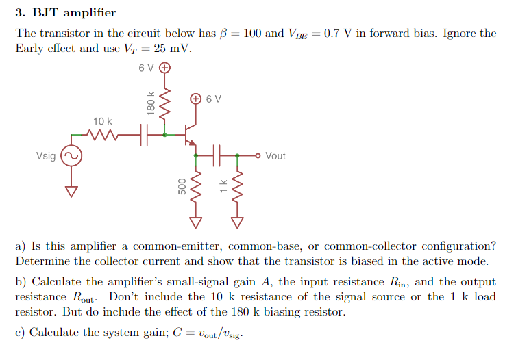Solved active Ic Ise V/V, IB = (Is/Be eV/VT TE = | Chegg.com