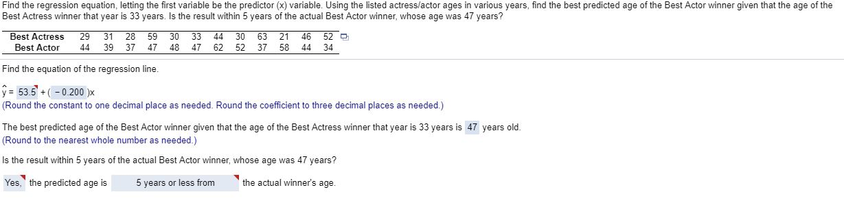 Solved Find the regression equation, letting the first | Chegg.com Solved Find the regression equation, letting the first | Chegg.com