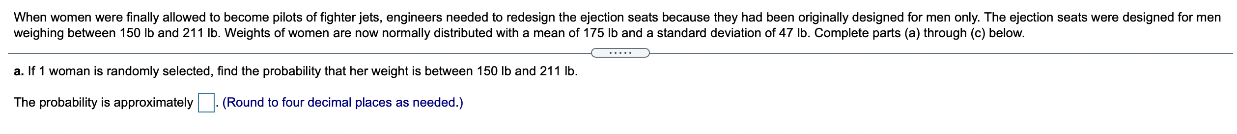 Solved When women were finally allowed to become pilots of | Chegg.com