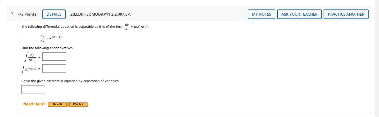 Solved ZILLDIFFEQMODAP11 2.2.004.EP. The following | Chegg.com