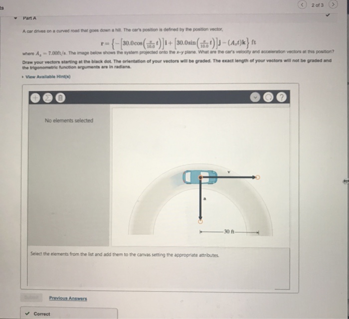 Solved K HW2 ± Curvilinear Motion: Rectangular Components | Chegg.com