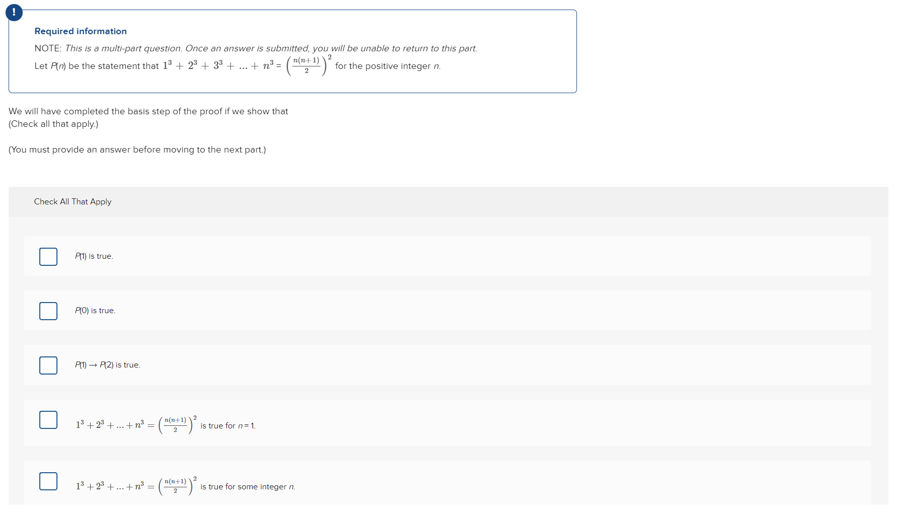 Solved Required information NOTE: This is a multi-part | Chegg.com