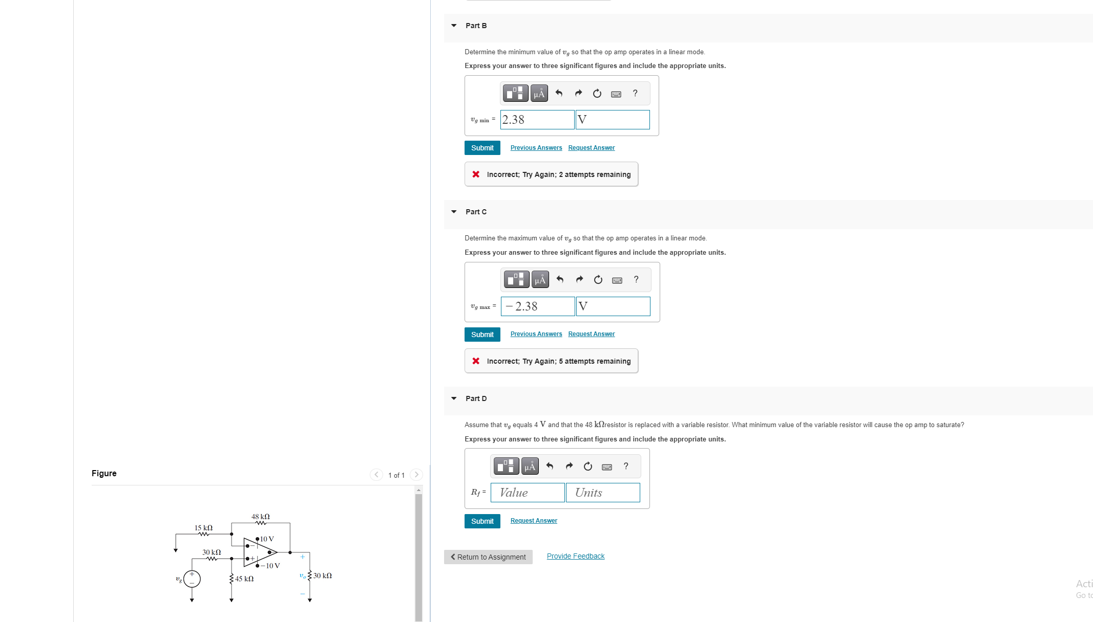 Solved Vg = 2V | Chegg.com