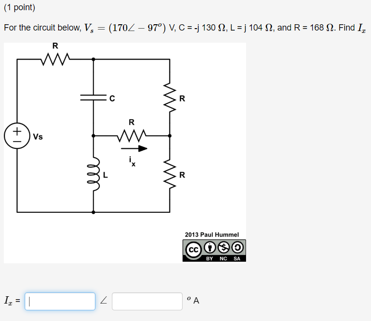 Solved For the circuit below, | Chegg.com