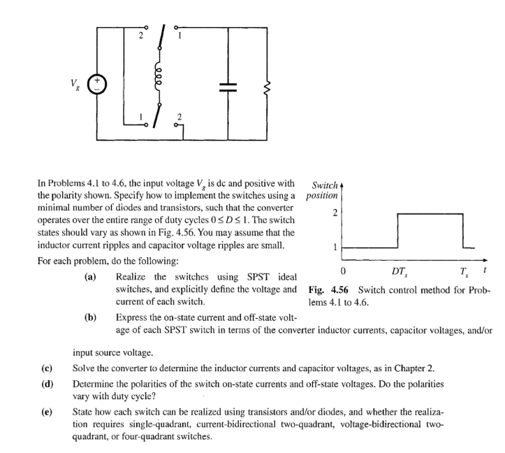 Solved In Problems 4.1 to 4.6, the input voltage V8 is dc | Chegg.com