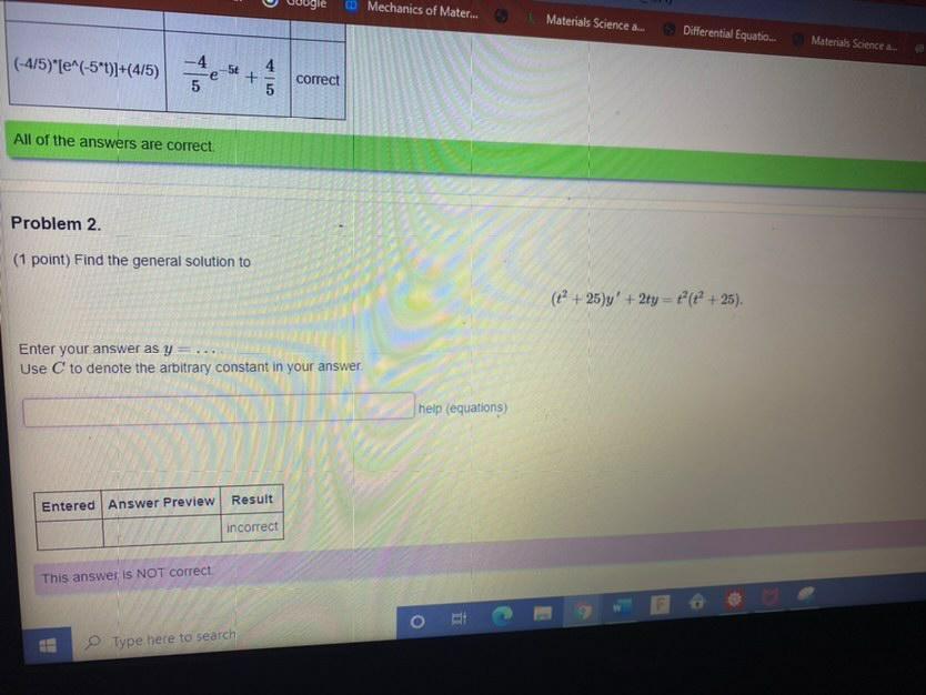 Solved Mechanics of Materu Materials Science a... | Chegg.com