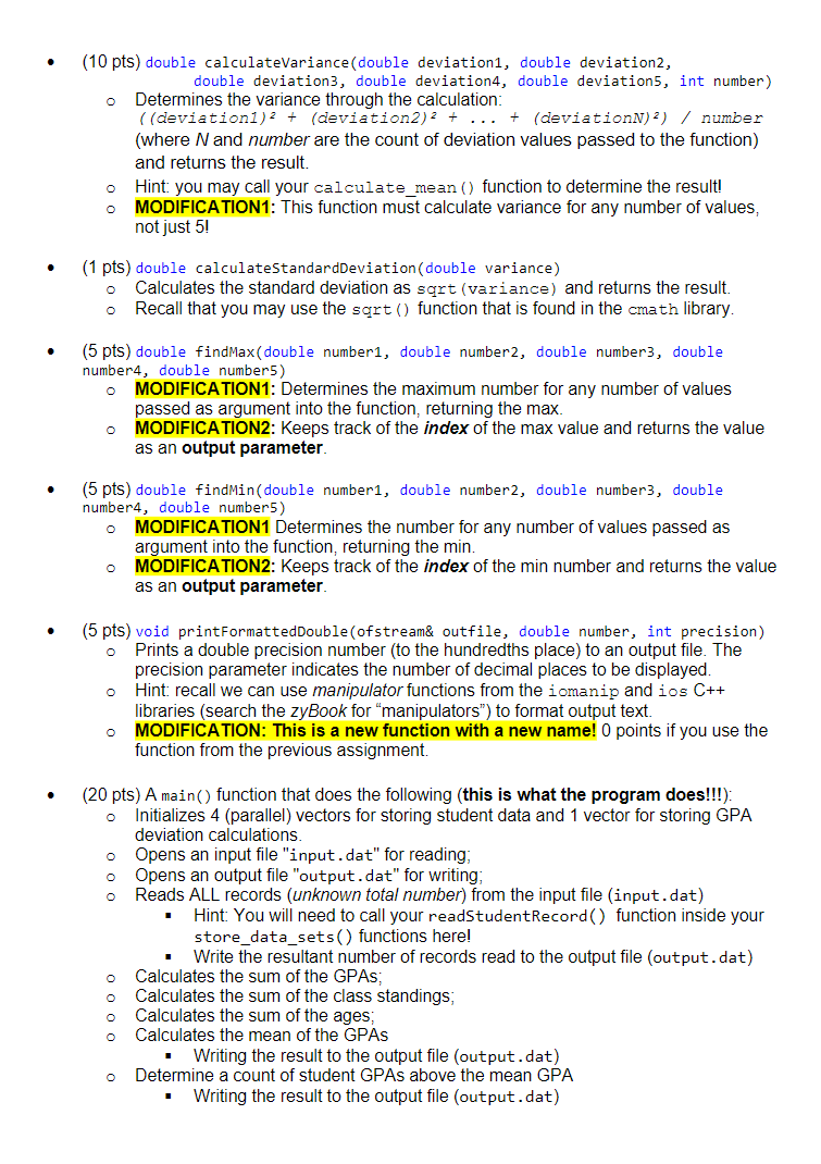Solved C++ PLEASE Thank you! Example | Chegg.com