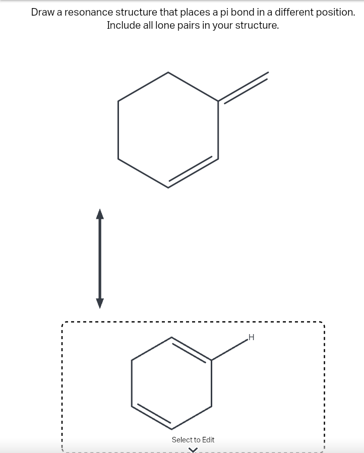 Solved Draw a resonance structure that places a pi bond in a | Chegg.com