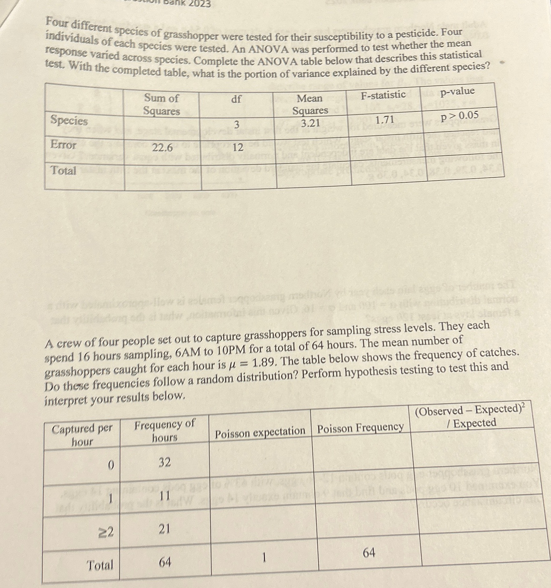 Please answer all questions and show all calculations | Chegg.com