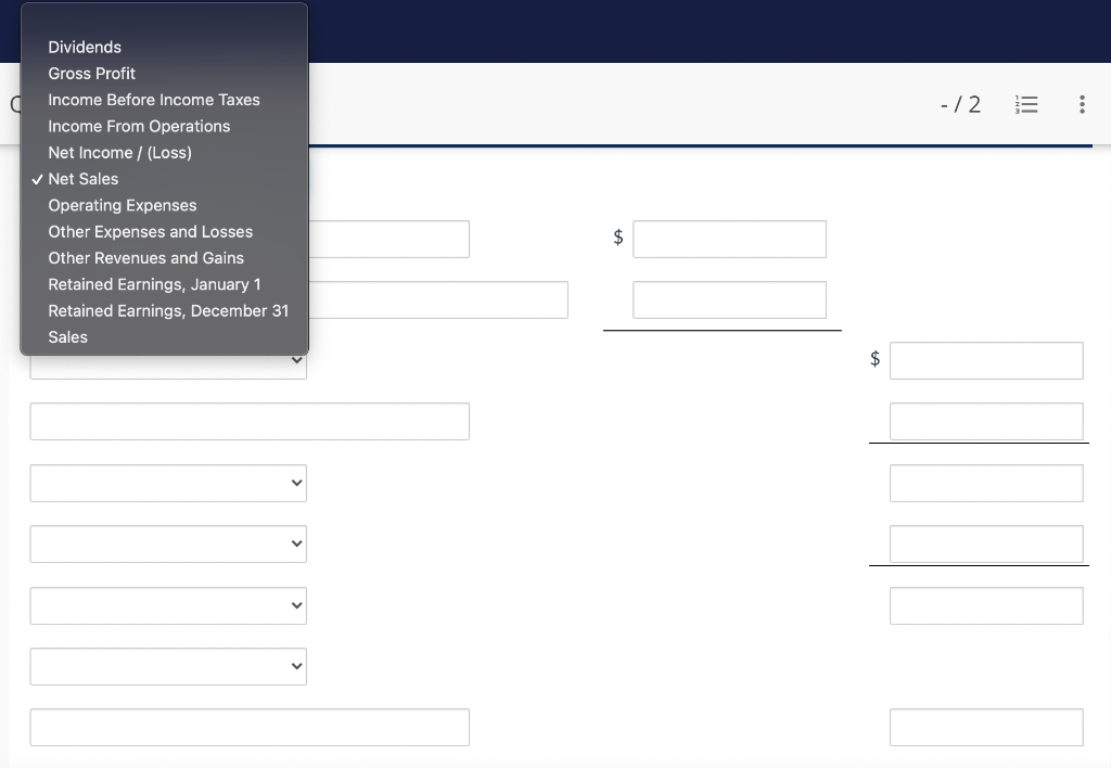 Solved Prepare a multiple-step income statement. (List Other | Chegg.com