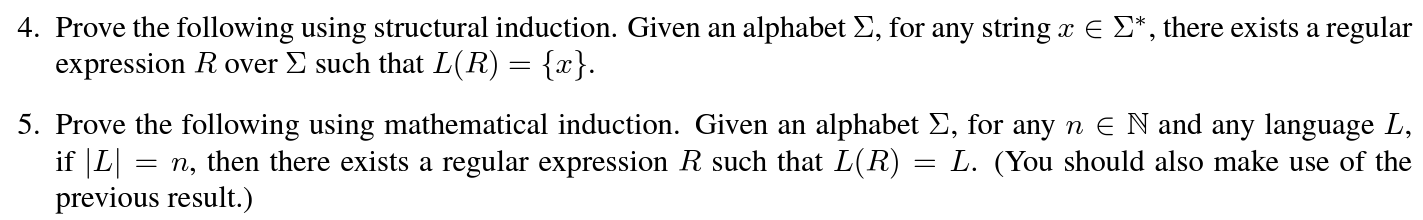 Solved 4. Prove the following using structural induction. | Chegg.com