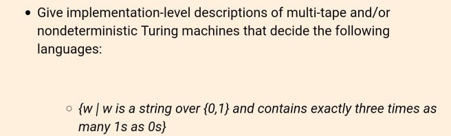 Solved Give implementation-level descriptions of multi-tape | Chegg.com