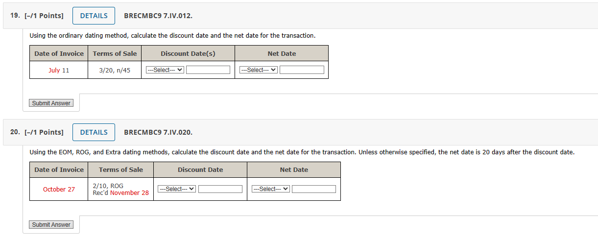 Solved [-/1 Points] BRECMBC9 7.IV.012. Using the ordinary | Chegg.com