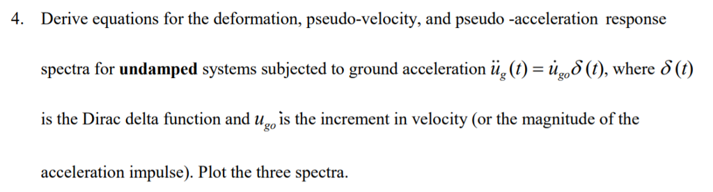4. Derive equations for the deformation, | Chegg.com